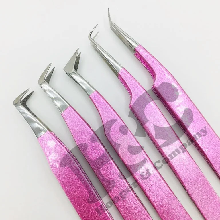Beautiful Three Different Color Coating Tweezers Top Selling Smart Boot ...