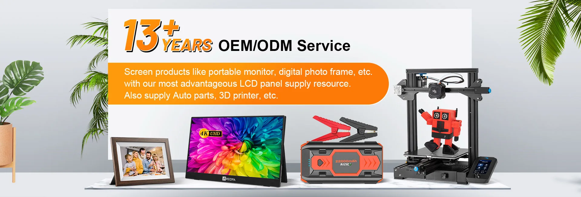 4K 14inch Portable USB Type-C Monitor - IPS Panel 300nitts