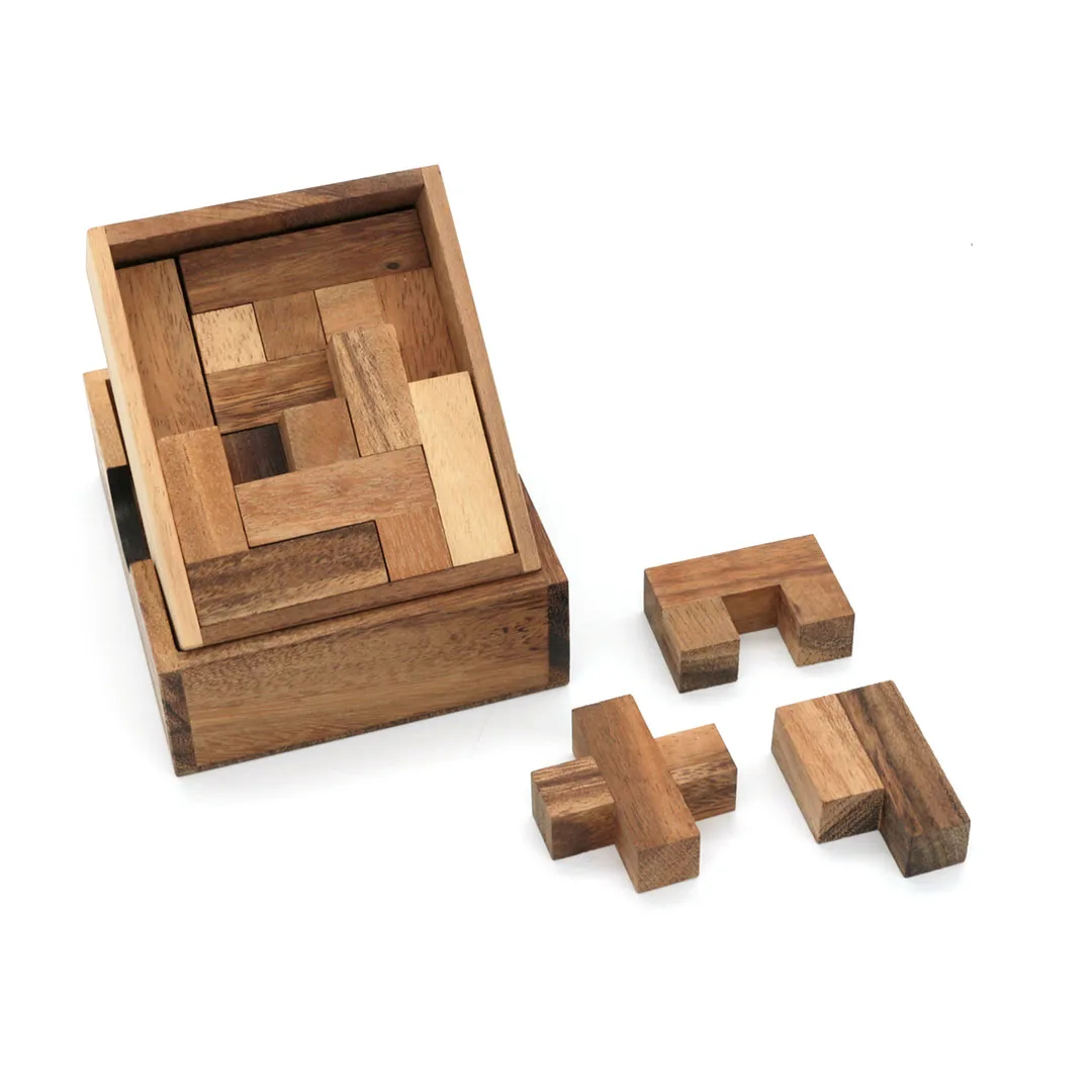Topanto Puzzle Made Of Natural Wooden Craft Design For Challenging ...