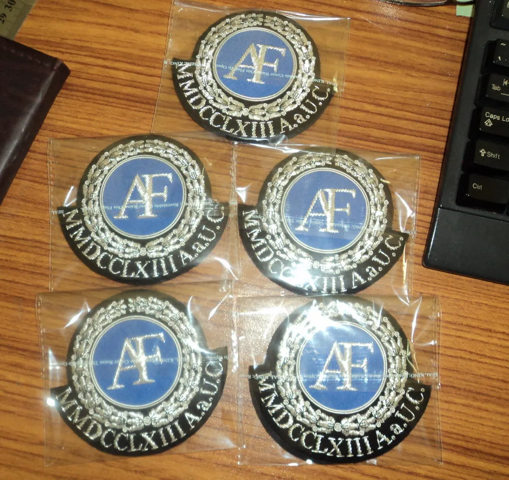 Brass Nickle Pin With Clutch For Shoulder Cord Aiguillette Personalized ...