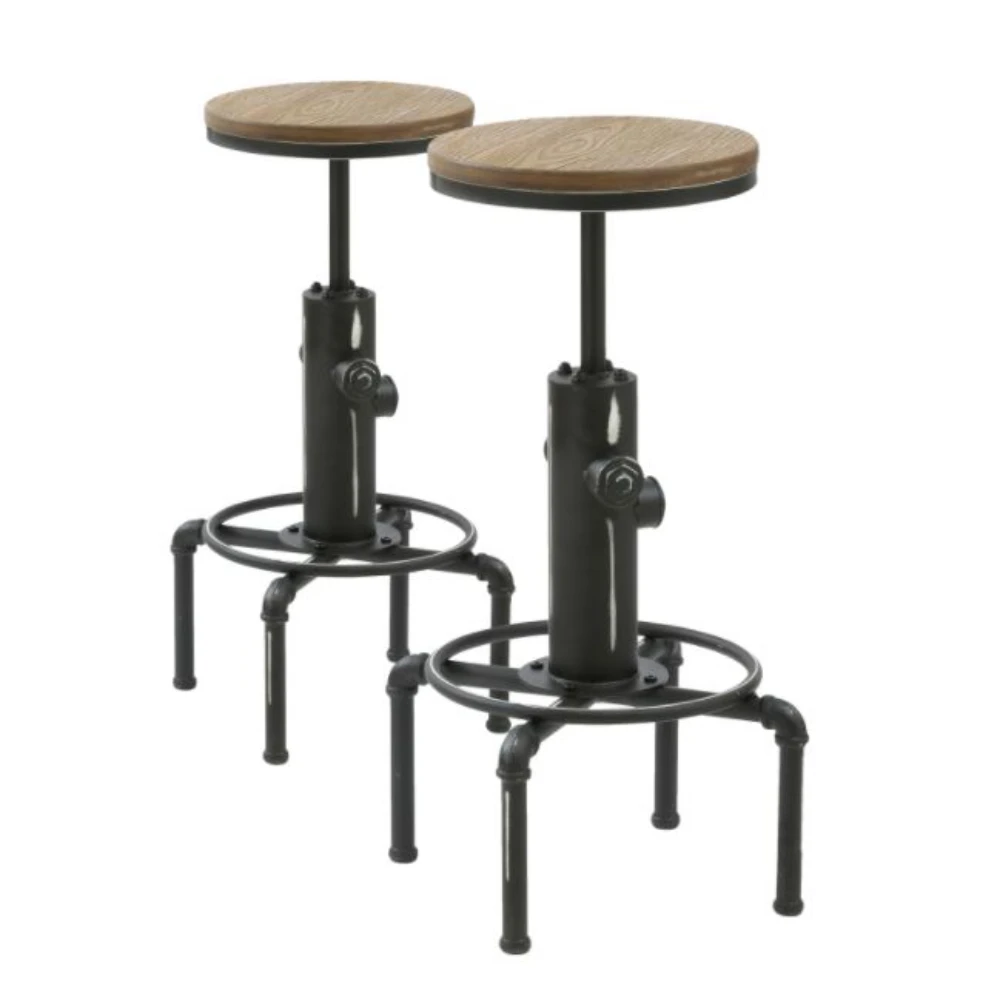 Shop Our Industrial Pipe Bar Stool - Durable & Stylish