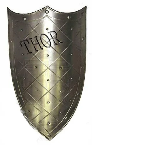 Medieval Steel Layered Shield Sca/ Tarp Europe Battle Roman Armor ...