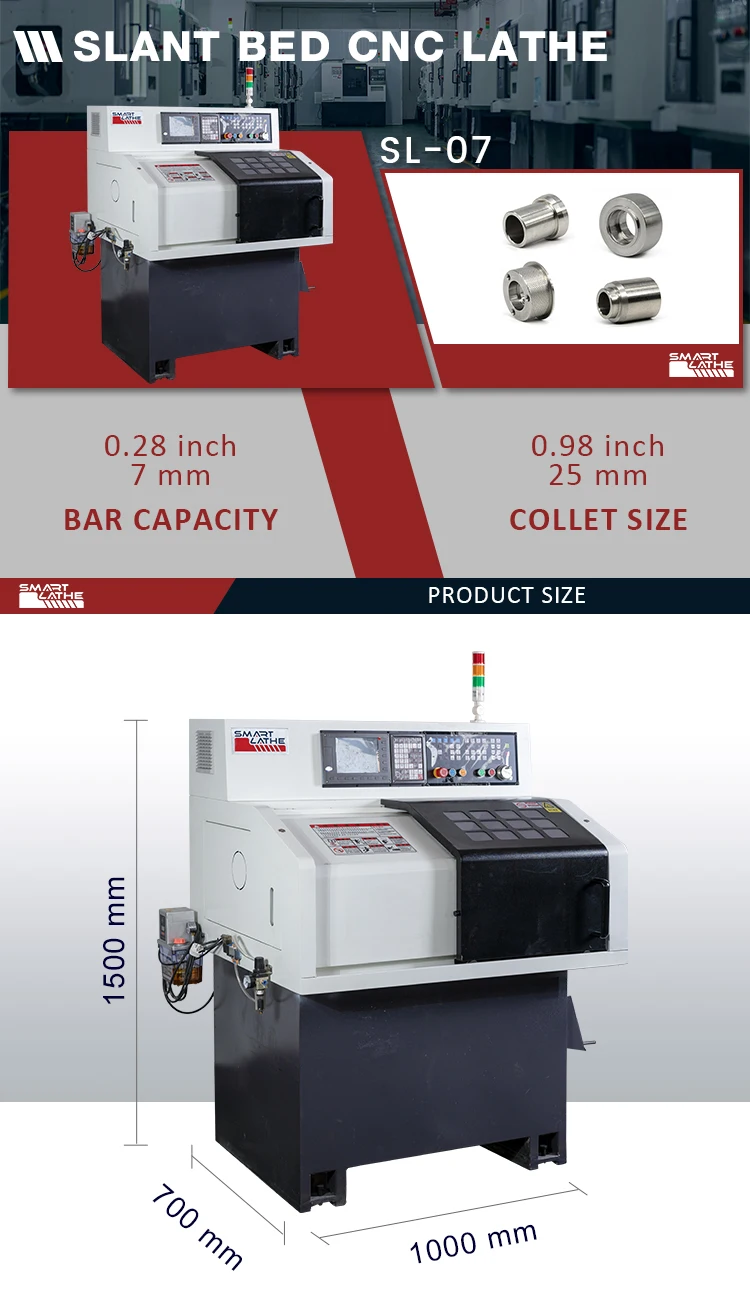 Bench Metal Lathe Machine Slant Bed Structure Cnc Lathe For Diy Processing Buy Cnc Lathe