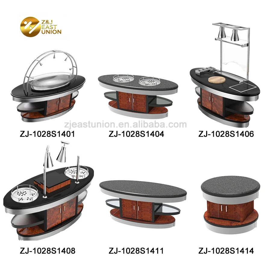 Restaurant Kitchen Equipment Mobile Buffet Food Warmer Buffet Station ...