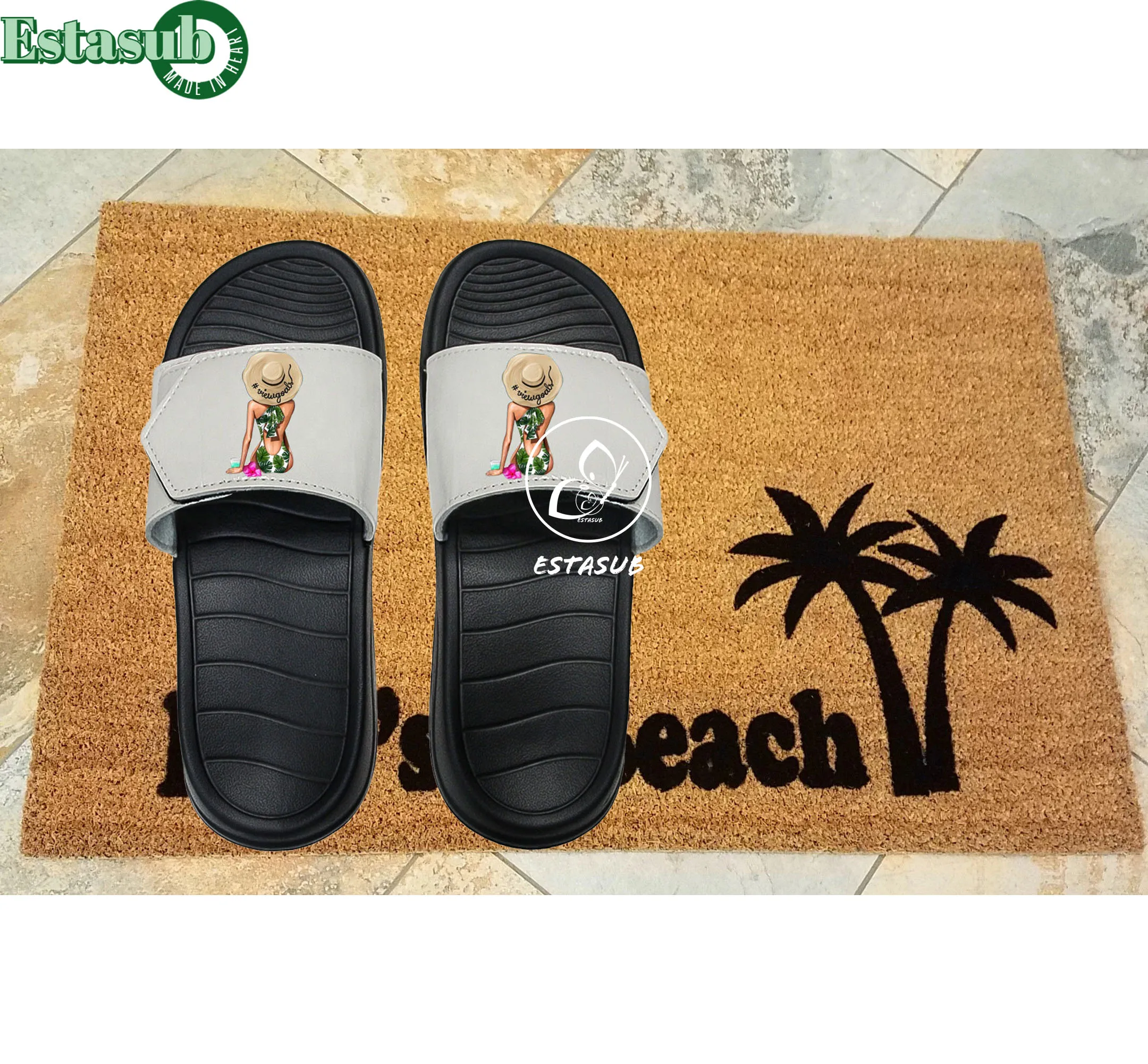Sublimation Custom Mens Slide Sandal Blank - Buy Sublimation Slide ...