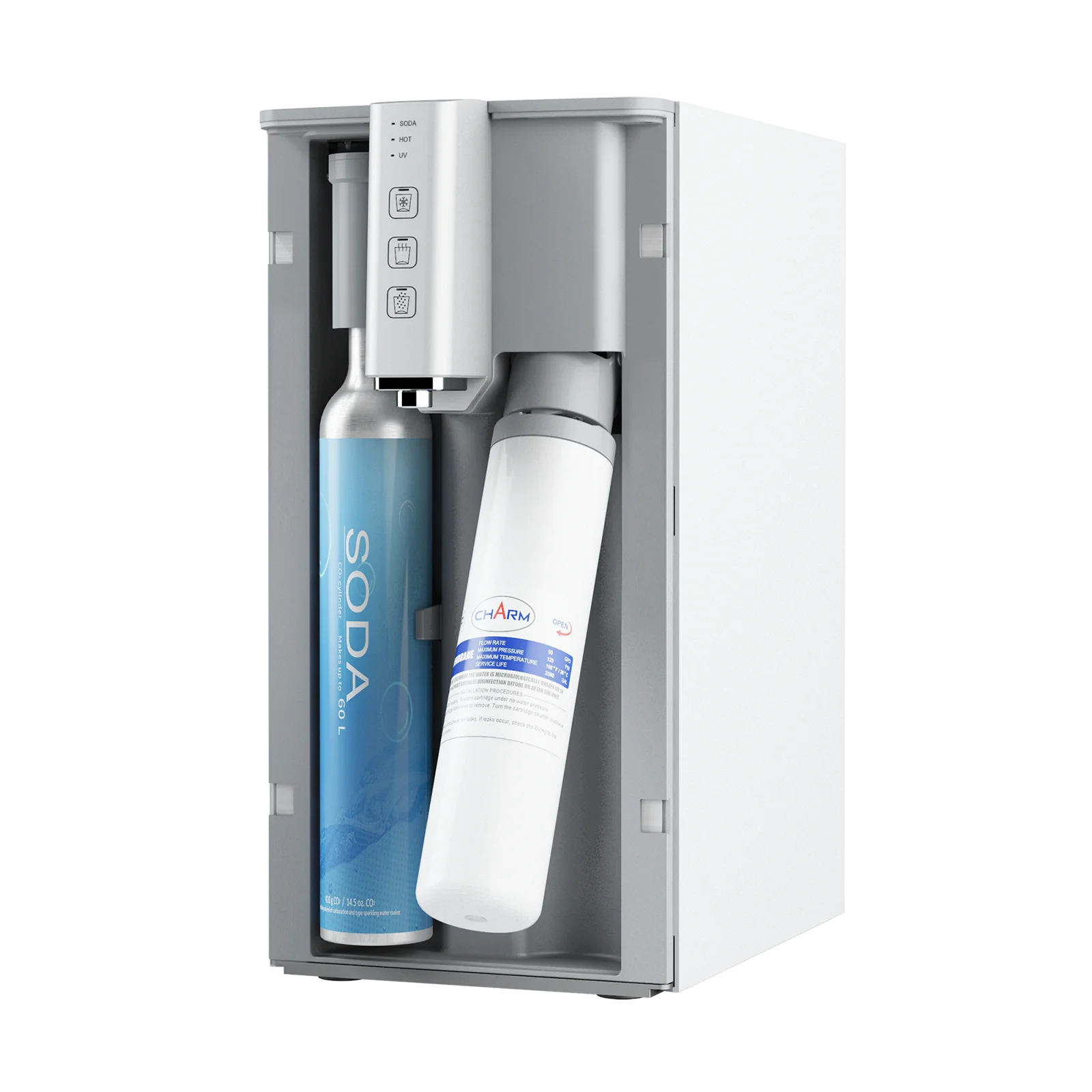 Internal Co2 Cylinder Carbonated Water Cooler - Buy Sparkling Water ...