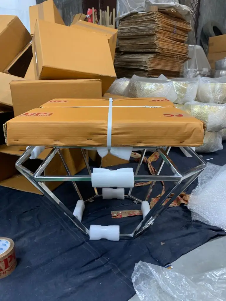 White & Gold Metal Luxury Kitchen Storage Jars Luxury New Arrival Metal ...