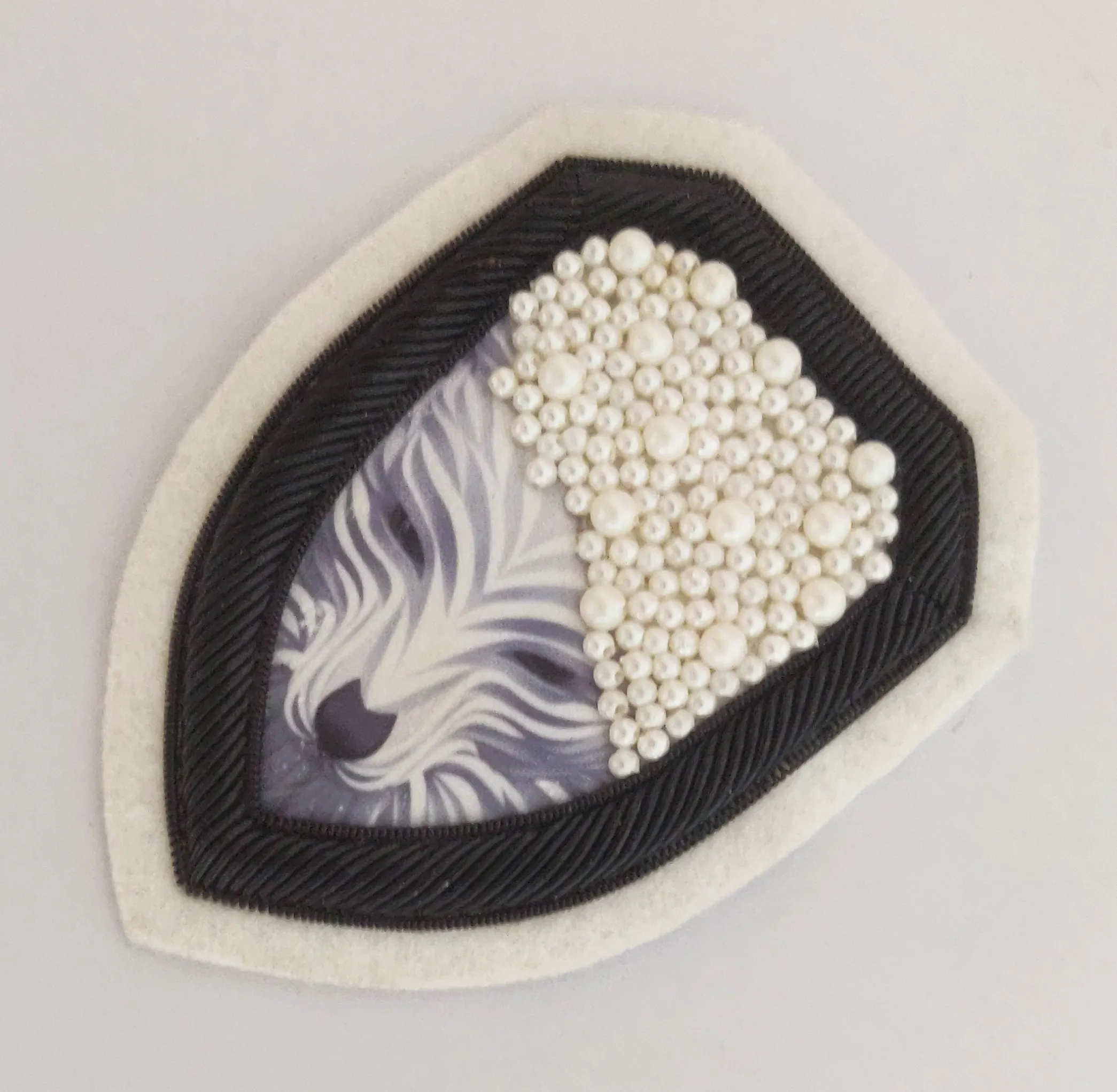 Unique Design Hand Embroidered Hand Crafted Handmade Sew-On Bullion ...