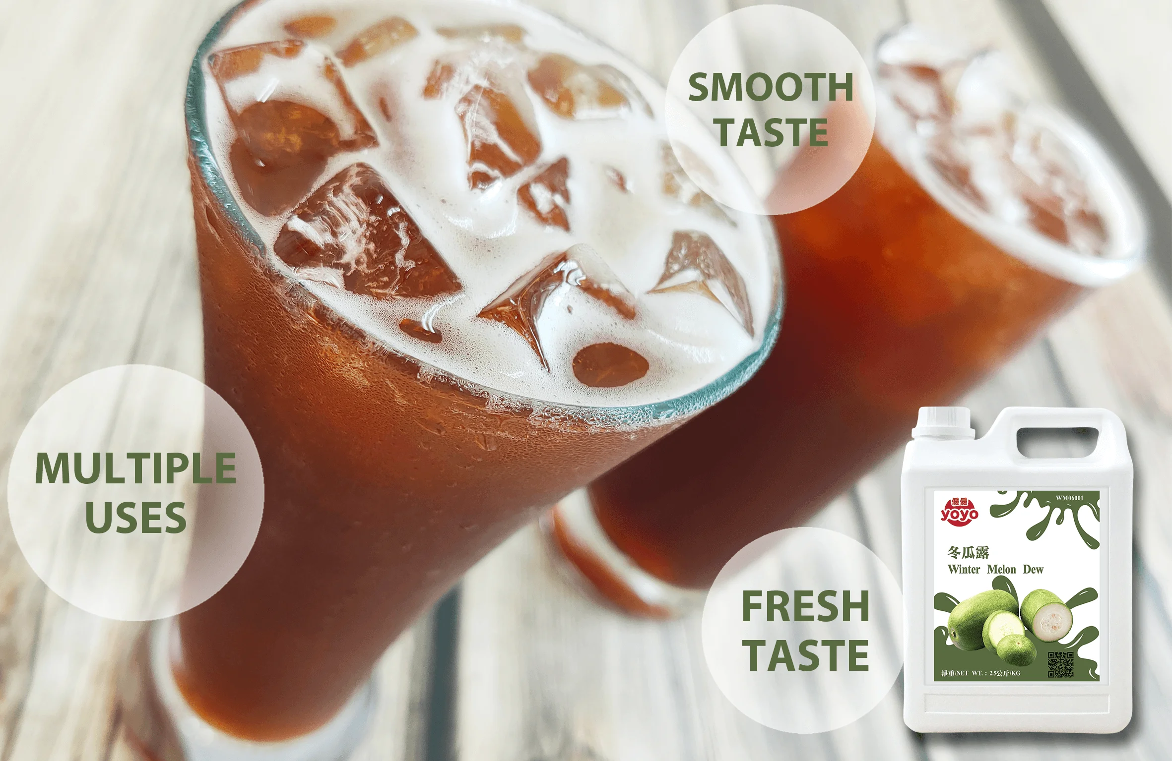 Taiwan En Hiver - Winter Melon Syrup for Bubble Tea