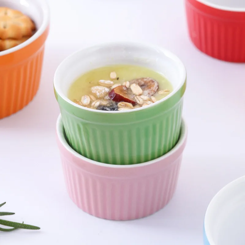 High Quality Ceramic Ramekin Bowls with Lid - Sustainable