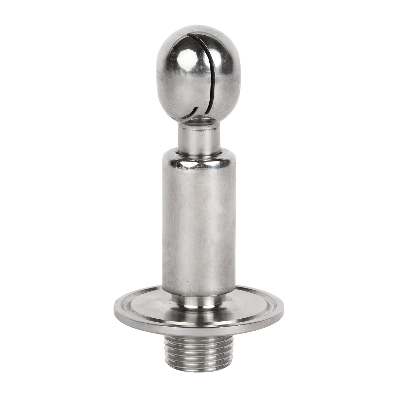 Stainless Steel Wash Clean Sanitary Thread Clamp Spray Ball 360 Degree ...