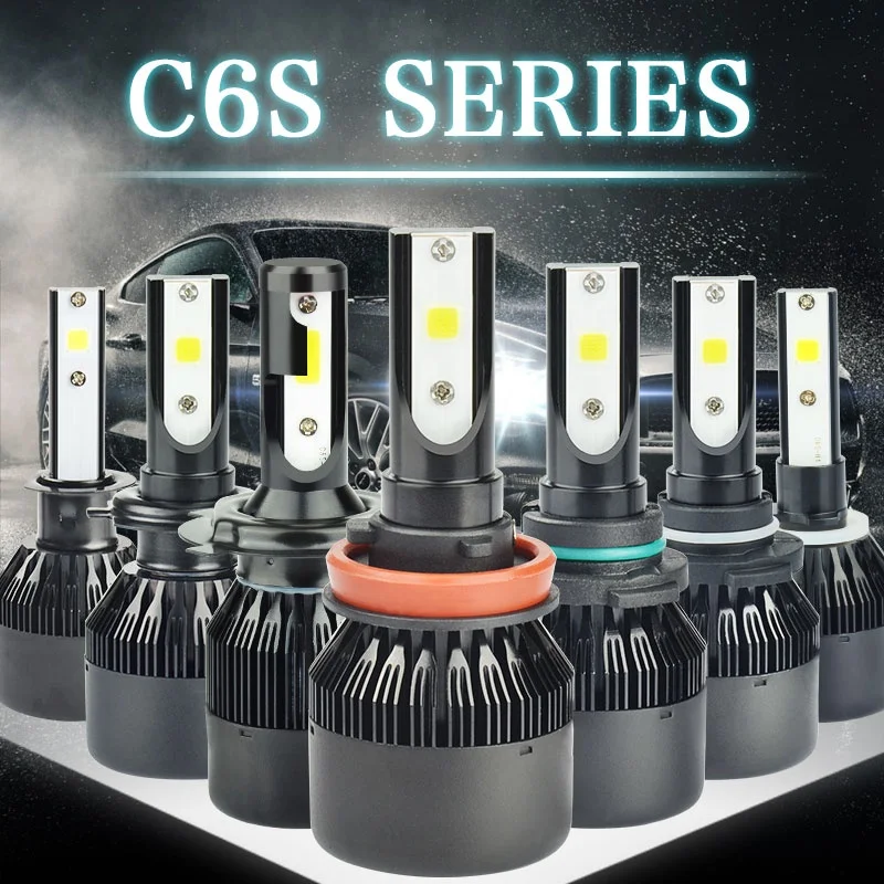 Nao Luces Led Para Carro 60w 1000lm C6s Led Headlight Bulb 12v H4 H7 ...