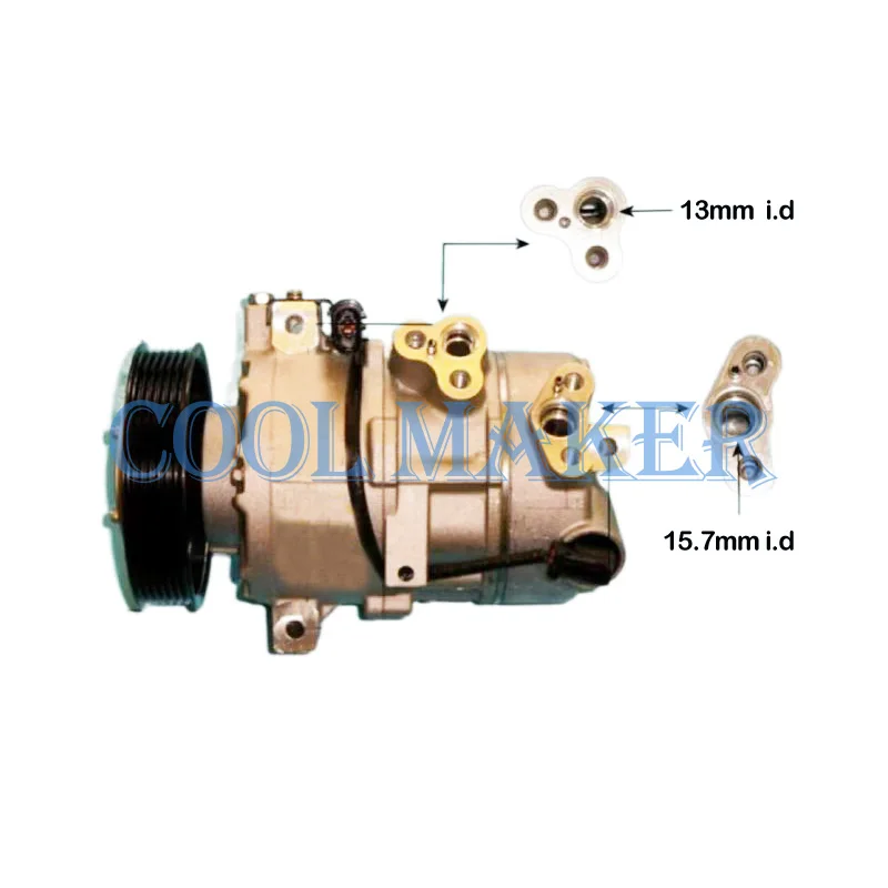 Dve16n For Hyundai Tucson/kia Sportage Ac Compressor 97701-d3000 ...