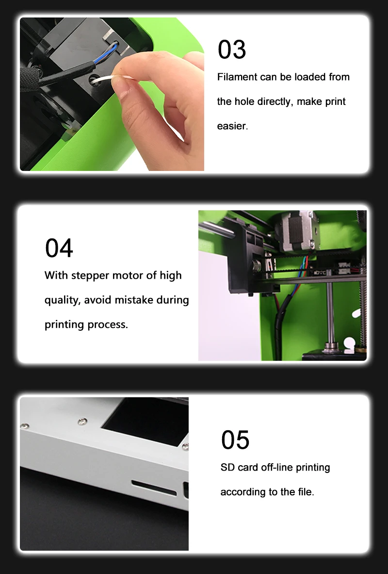 FDM Super Mini 3D Printer - Precision for DIY & Education