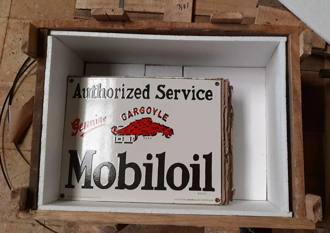 Vitreous Enamel Castrol Shell Motor Oil Signs Oil And Gas - Buy Motor ...