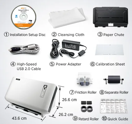 Plustek T300 A3 Large Format Document Scanner - High Speed Duplex With ...