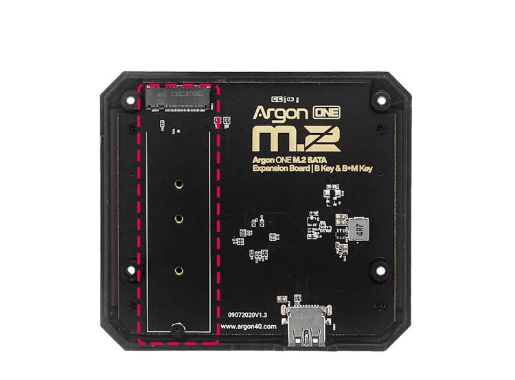 Raspberry Pi 4 Argon One M.2 SSD Case with Cooling Fan