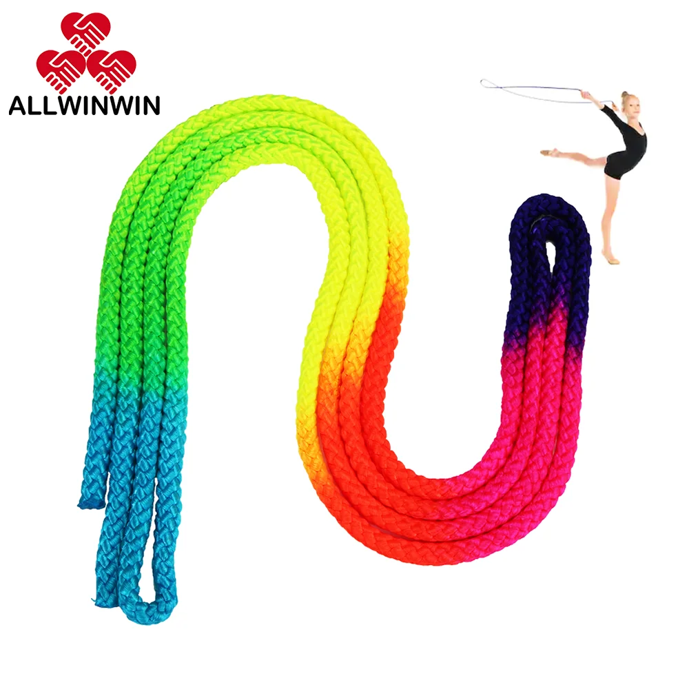 Allwinwin Rgp01 Rhythmic Gymnastics Rope - Rainbow 3m Dance Jump - Buy ...