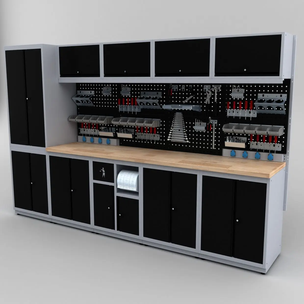 Modular Tool Cabinet System For Mechanic Garages - Buy Garage Cabinets ...