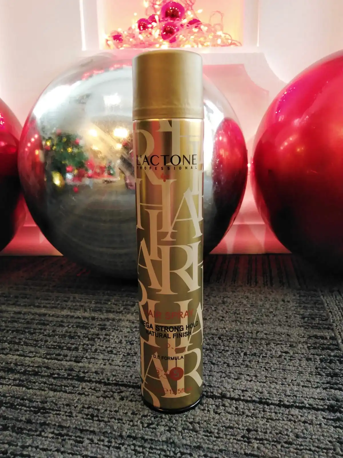 Lactone Professional Hair Spray 400ml Mega Strong Hold Natural Finish ...