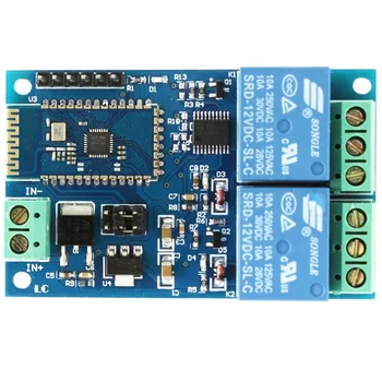 Taidacent 12v Ble 2.1relay Iot Smart Home 2 Channel Remote Controller ...