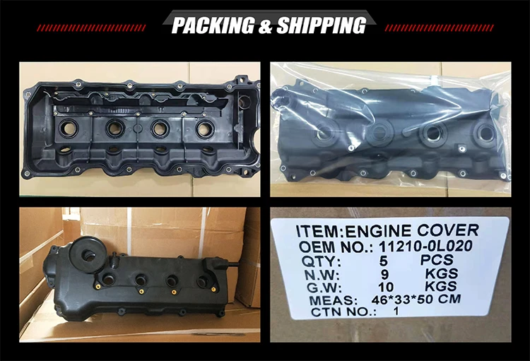 Car Parts Engine Cylinder Cover Valve Cover 11210-0l020 Used For Hilux 1kd - Buy Valve Cover ...