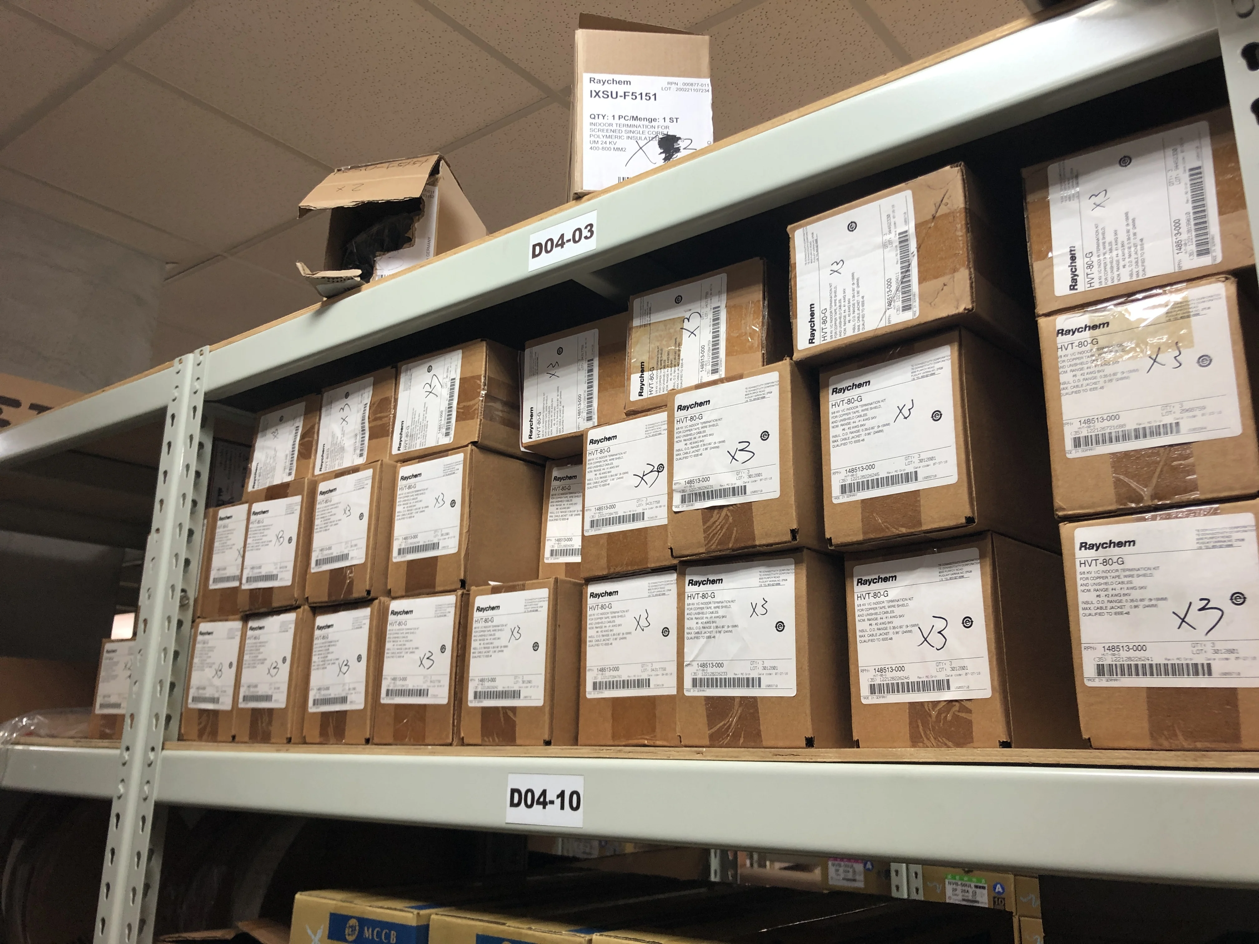 Raychem RSTI-5853-01 Termination Kits - 12kV, 57kV Voltage Withstand ...