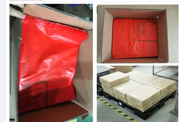 Plastic Yellow Disposable 20l,30l,40l .50l Biohazard Garabge Bags For ...