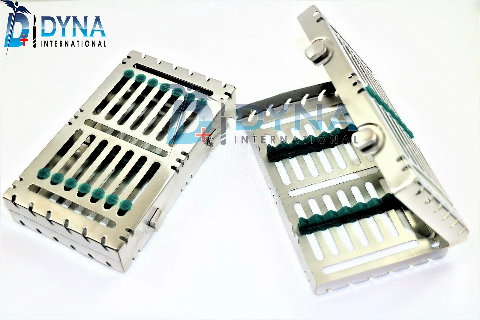 Dental Autoclave Sterilization Cassette Rack Box Tray for 10 Instruments