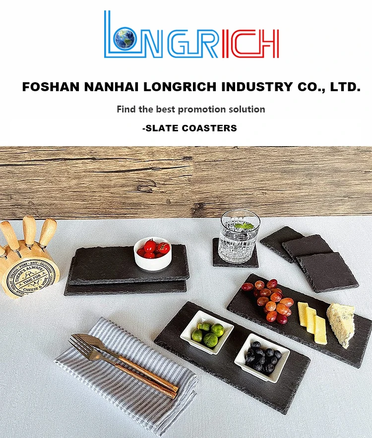 Wholesale 4 Inch Slate Coasters Sublimated Round Slate Coasters for ...