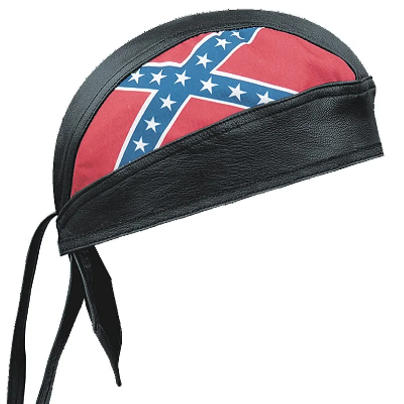 Customizable Unisex Leather Skullcap Durag Head Wrap Bandana