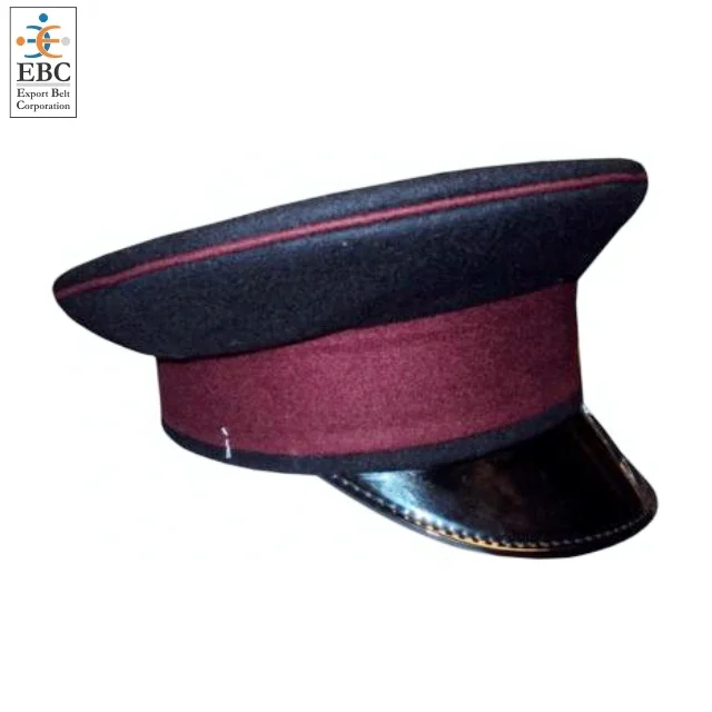 OEM Dark Blue Uniform Peak Cap for Drivers Security Guards Wholesale ...