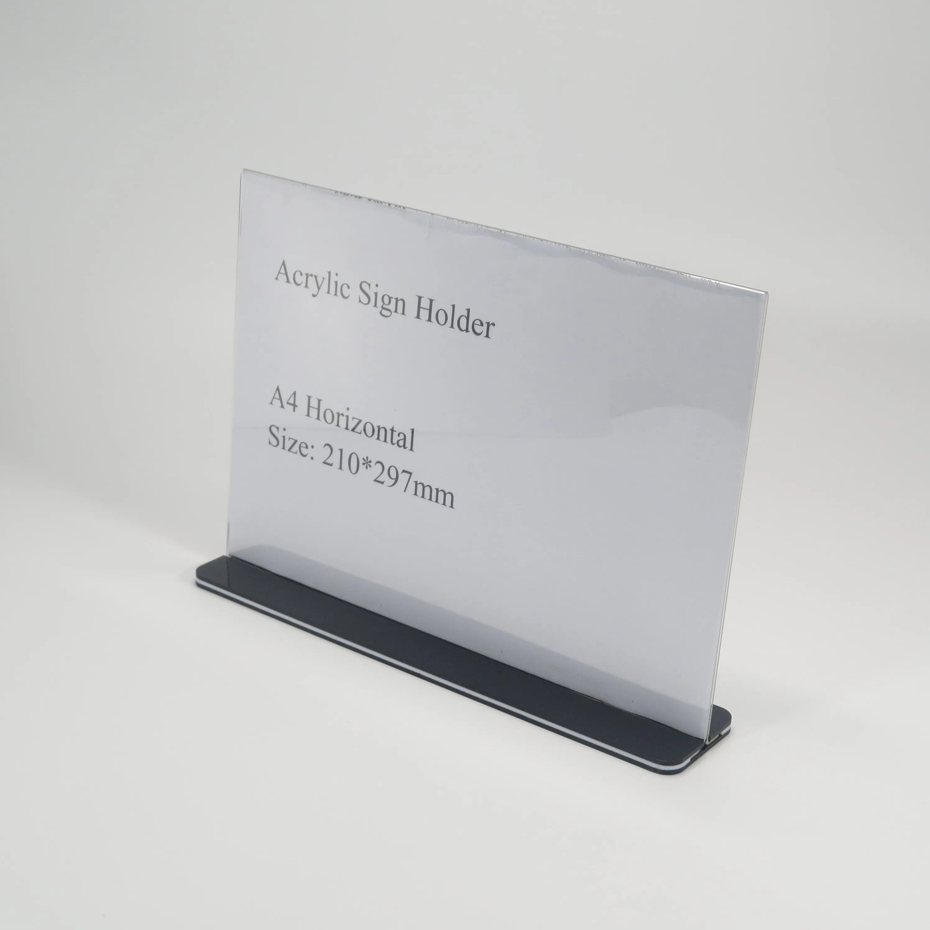Acrylic Sign Holder Display Promotion Leaflet Acrylic Table Stand Sign ...