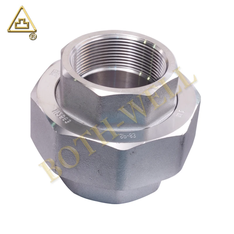 Mss Sp-83 Asme/astm A/sa182 F316l Union Threaded Forged Stainless Steel Pipe Fittings - Buy ...