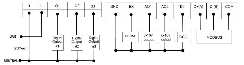 HVAC Thermostat Modbus Thermostat Wifi Zigbee Nest Room Controller ...