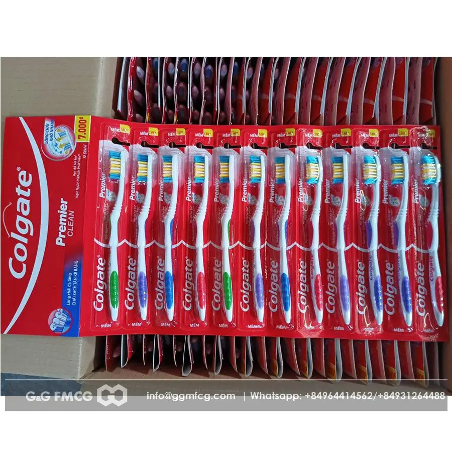 Colgate Toothbrush Premier Clean Pack 12 - Wholesale