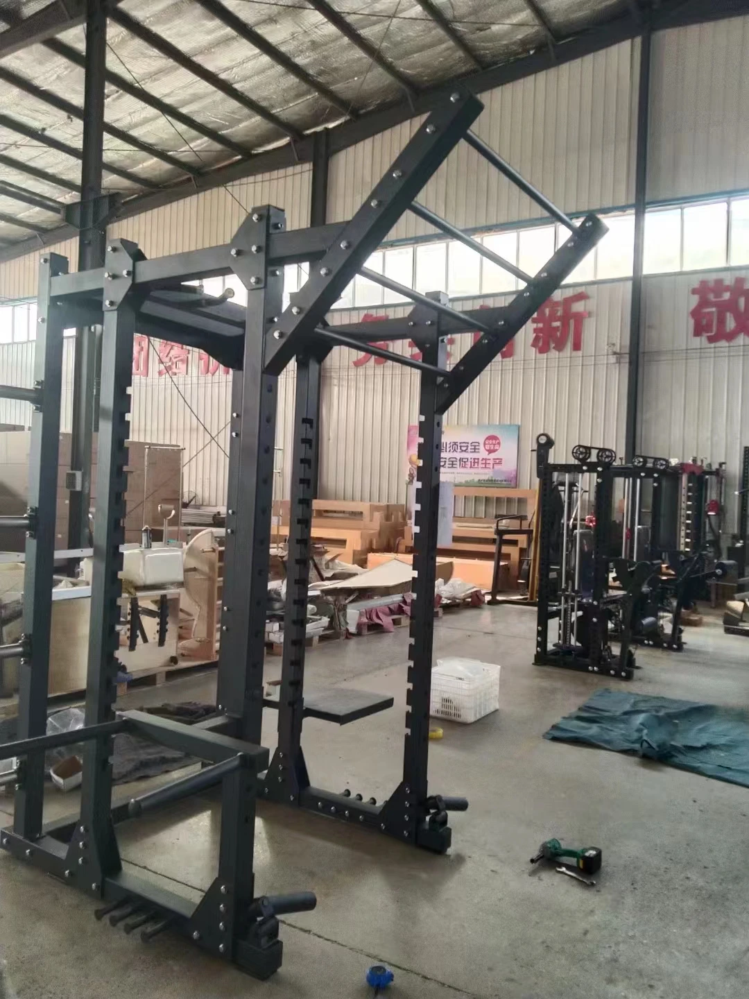 Commercial Fitness Gym Equipment Squat Rack Power Rack Trainer 3d ...