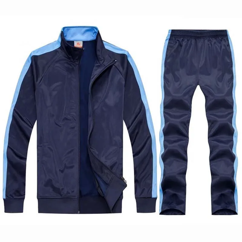 Men's Autumn Football Training Tracksuit Customized 100% Polyester ...
