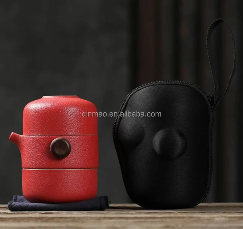 QM Portable Travel Tea Set - 6 Colors, Sustainable & Durable