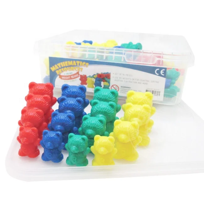 Plastic Colorful Teddy Bear Counters For Kindergarten - Buy Counting ...