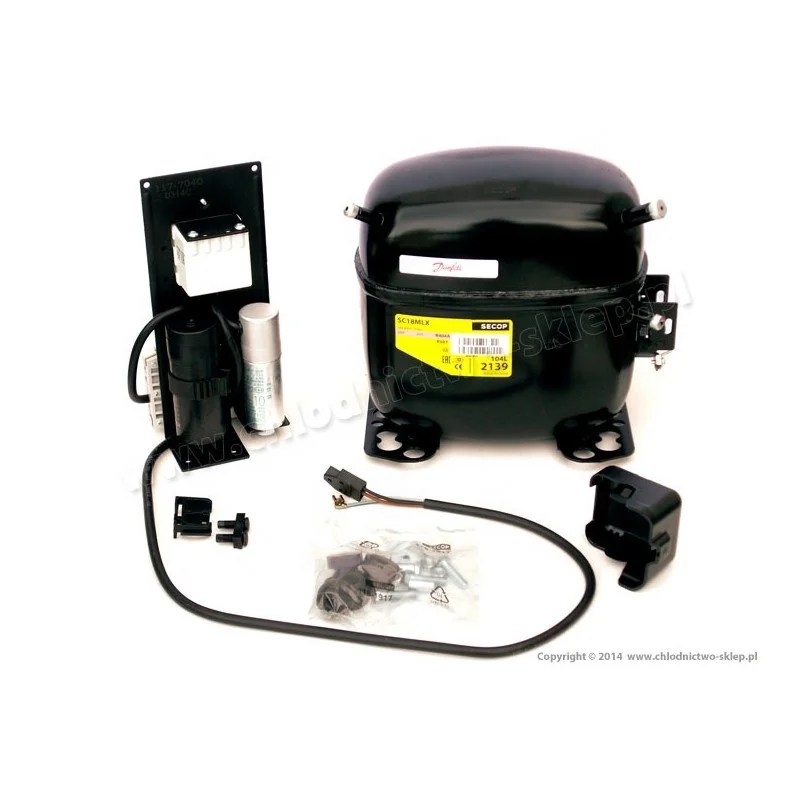 230V compressor Danfoss SC18MLX 104L2139 195B0652 made by Secop R404A ...