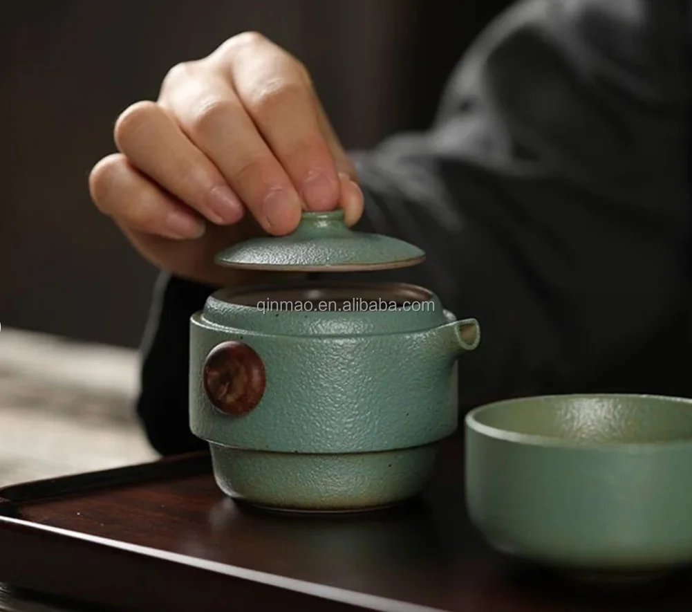 QM Portable Travel Tea Set - 6 Colors, Sustainable & Durable