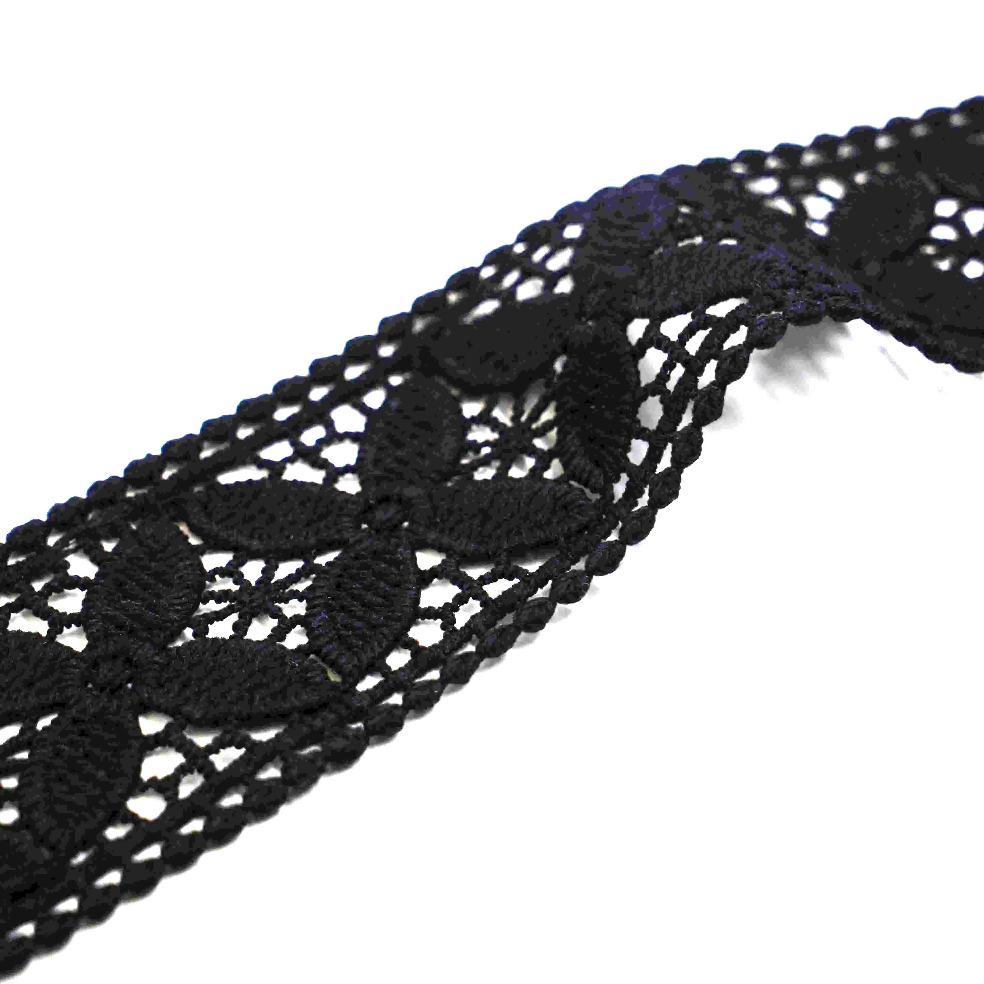 New Arrivals Black Cotton Lace Ribbon Laces Trims Cotton-lace-trim ...