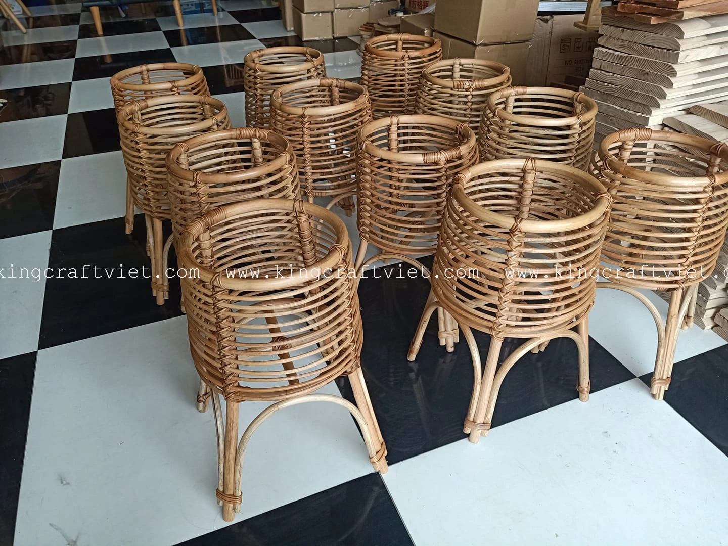 Modern Rattan Planters for Home and Garden Decoration Plant Stand Pot ...