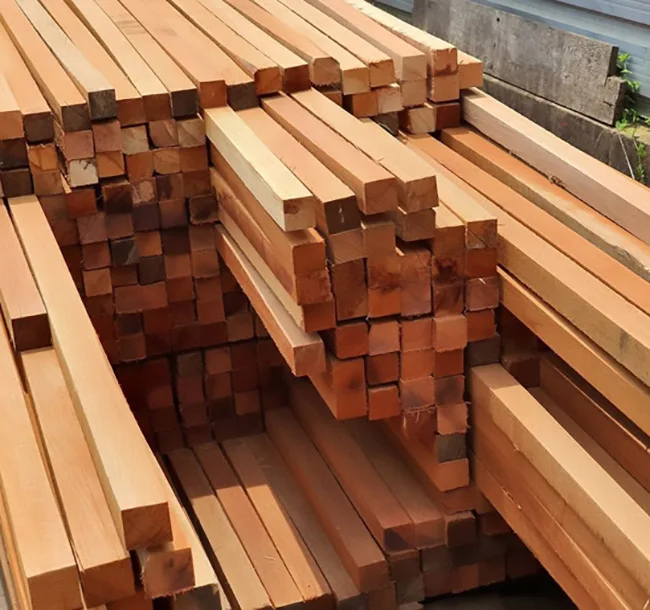 Red Color Balau Wood from Malaysia - Durable Log Solutions