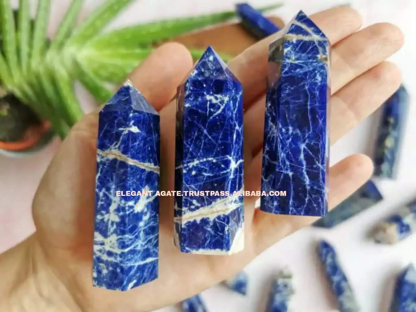 New Wholesale Sodalite Tower Points Crystal Tower Wholesale Natural ...