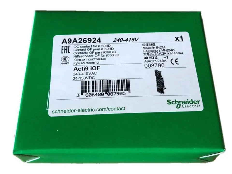 A9a26924 500v ชไนเดอร์ Din Rail Mount ติดต่อเสริม - Buy 6 Amp Ic60n 1c ...