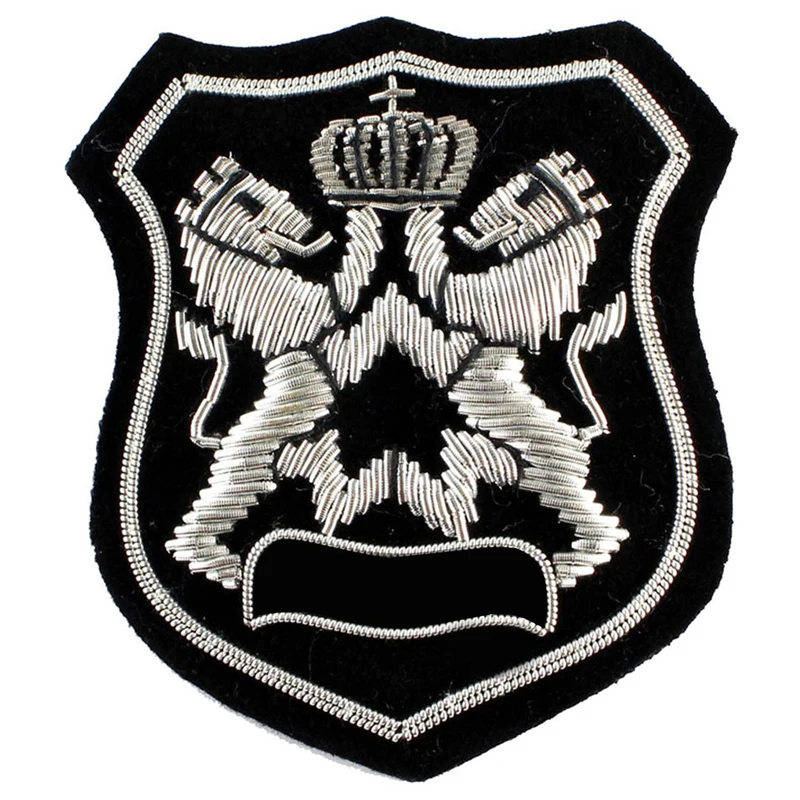 Oem Uniform Hand Made Custom Embroidered Patch Logo Applique Badge ...