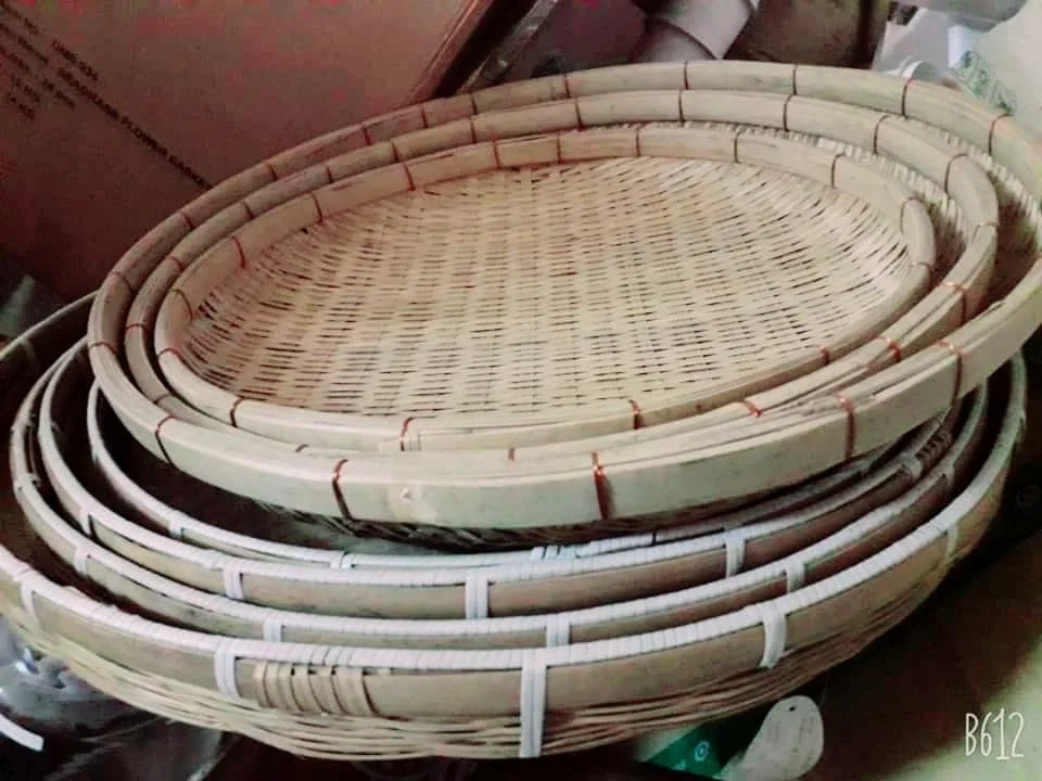 Natural Winnowing Basket - Handmade Eco-Friendly Tre Vietnam