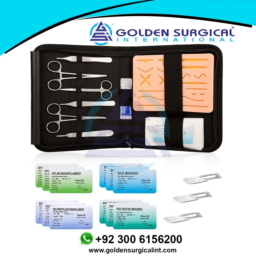 22pcs Student Skin Suture Practice Kit With Silicone Suture Training ...